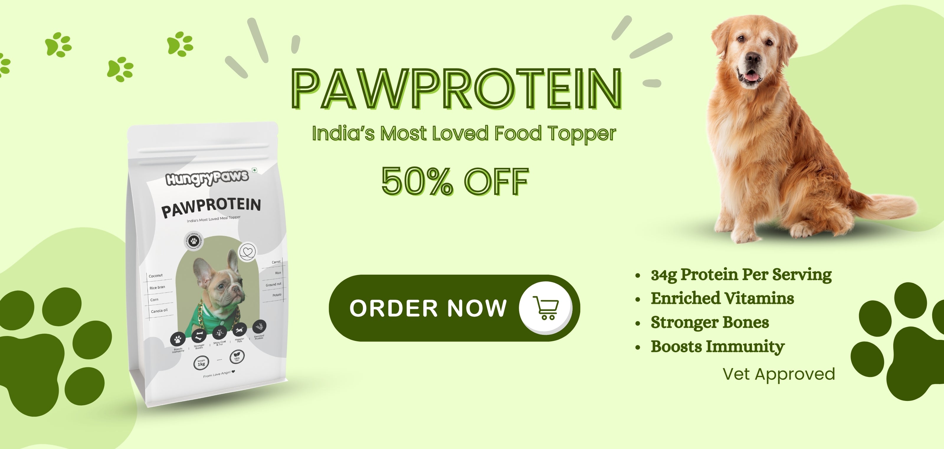 HungryPaws - India's Most Healthy Vegetarian Dog Food